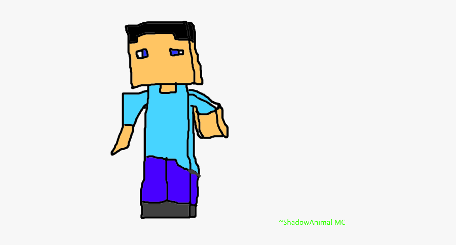 Minecraft Steve - Cartoon , Free Transparent Clipart - ClipartKey