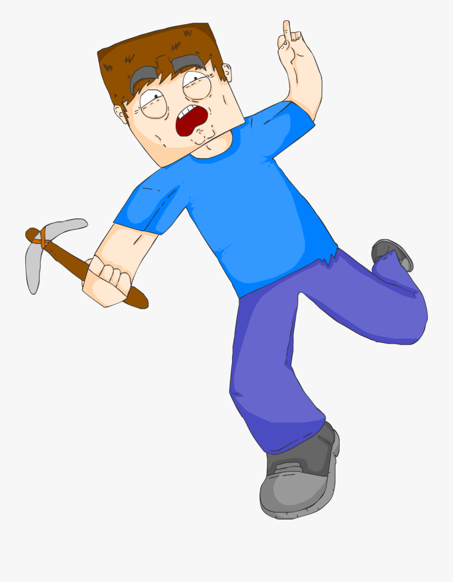 Steve From Minecraft - Cartoon , Free Transparent Clipart - ClipartKey