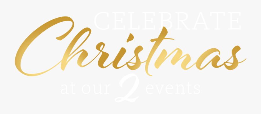 Celebrate Christmas At Our 2 Parks - Calligraphy , Free Transparent ...