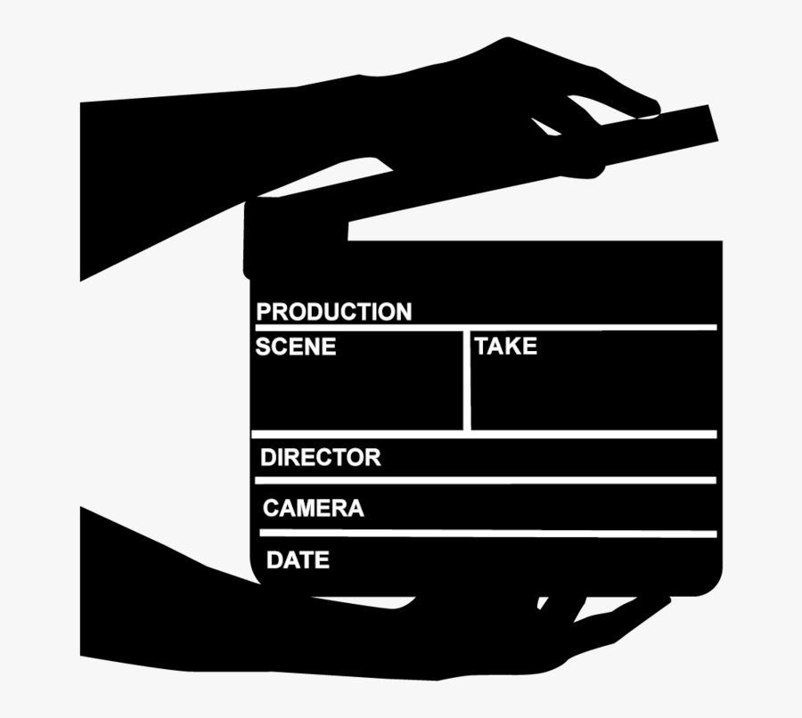 Movie Clapper - Illustration , Free Transparent Clipart - ClipartKey