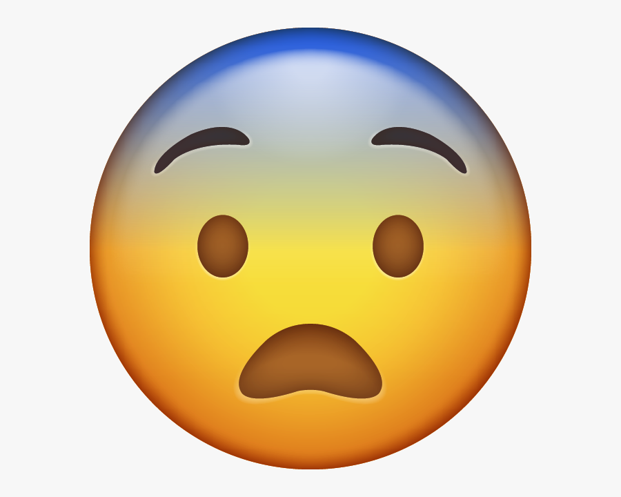 Fearful Emoji , Free Transparent Clipart - ClipartKey