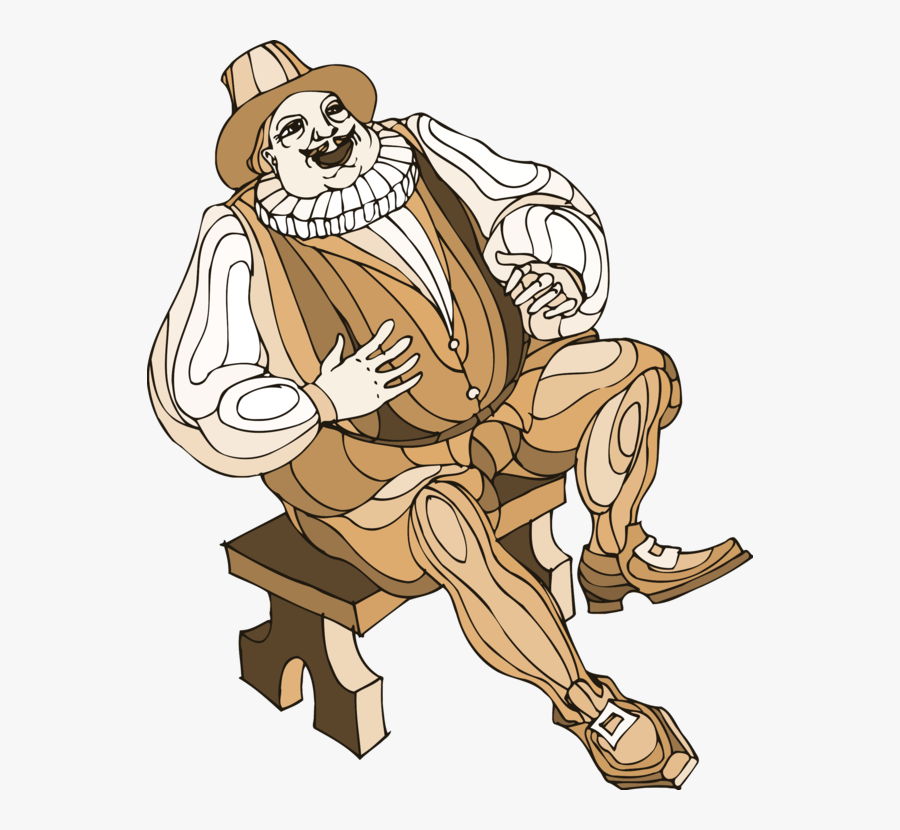 Line Art,art,sitting - Cartoon Sir Toby Belch , Free Transparent ...