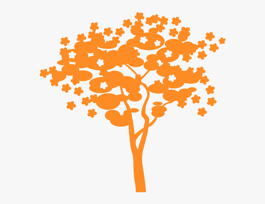 Orange Blossom Tree Vector , Free Transparent Clipart - ClipartKey