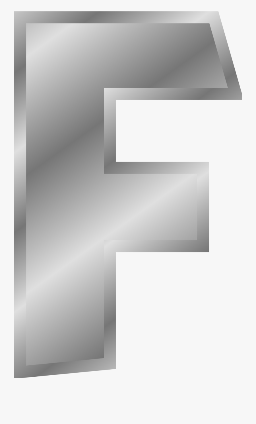 Silver Letter F Png , Free Transparent Clipart - ClipartKey