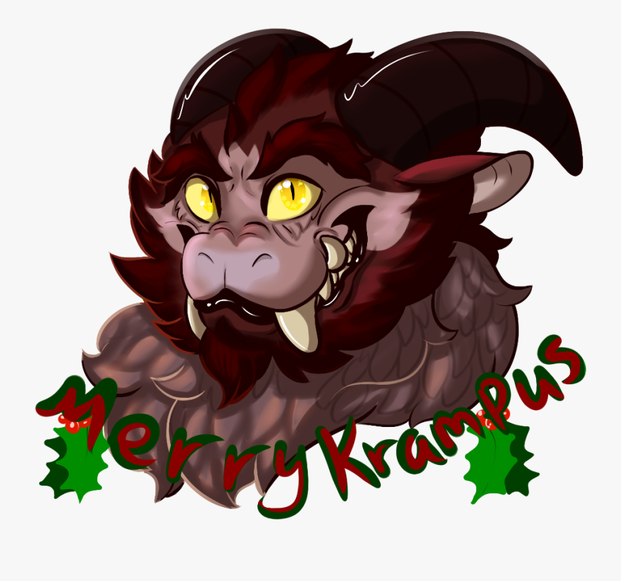 Merry Krampus - Krampus Cartoon , Free Transparent Clipart - ClipartKey
