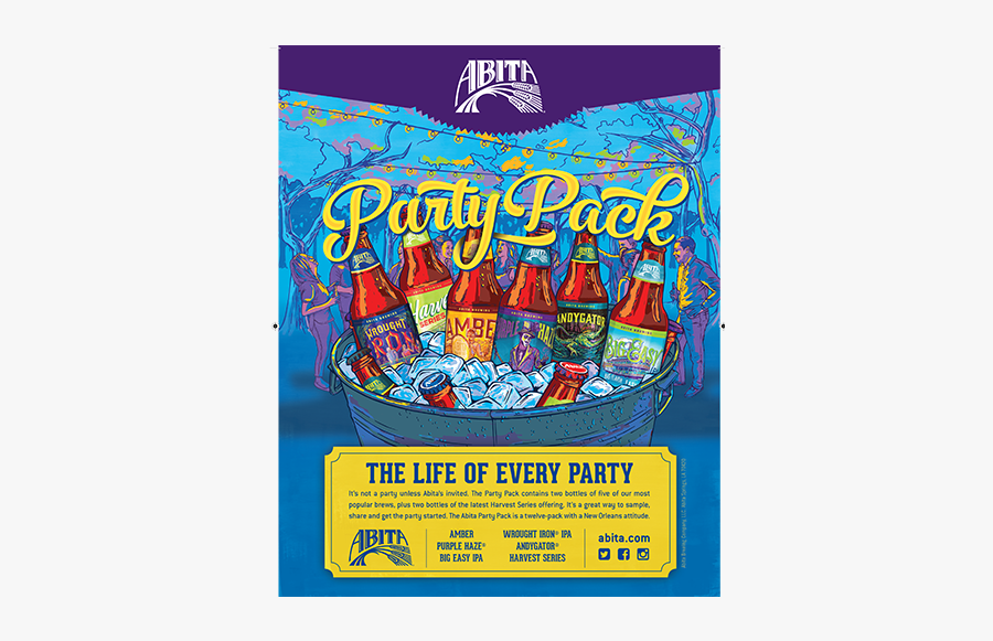 Abita Variety - Abita Party Pack , Free Transparent Clipart - ClipartKey
