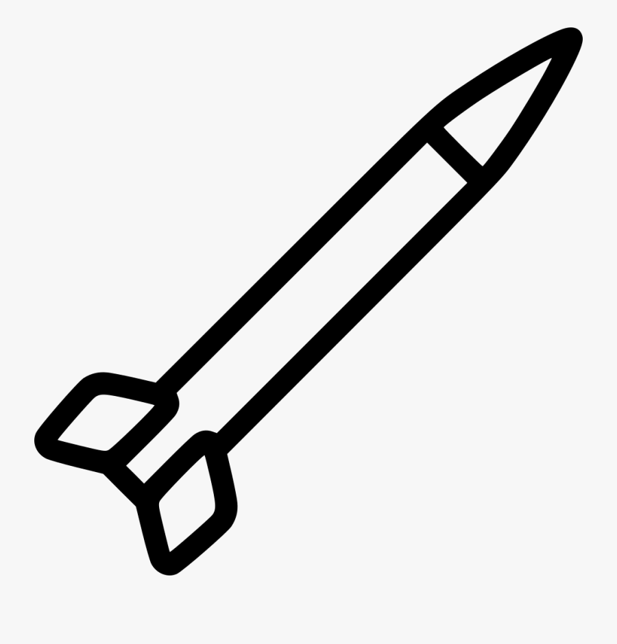 Missile Clip Art Black And White , Png Download , Free Transparent ...