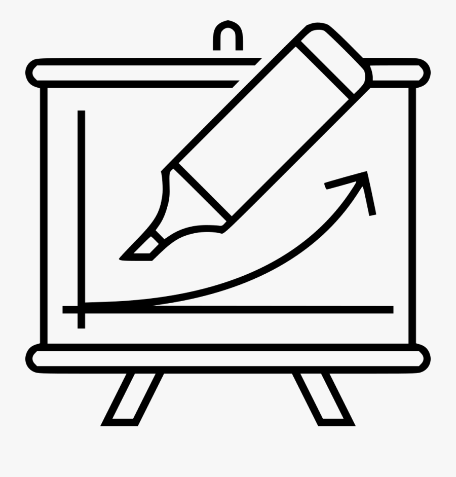 Training Courses Flipchart - Outline Picture Of Blackboard , Free ...