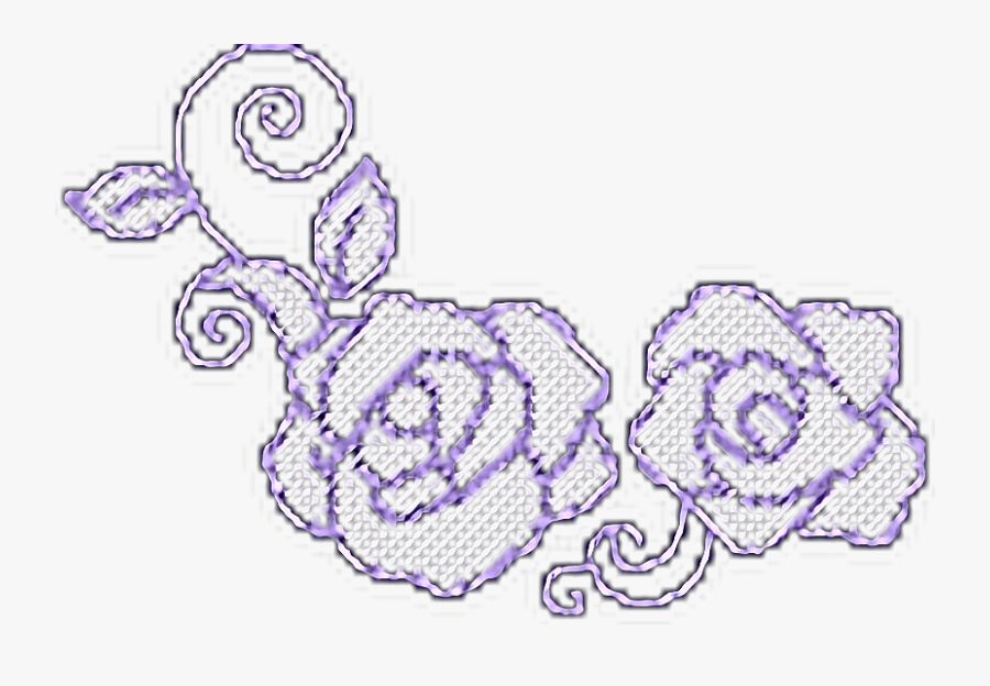 Rose Pixel Purple Border Kawaii Freetoedit Drawing - Pixel Purple ...