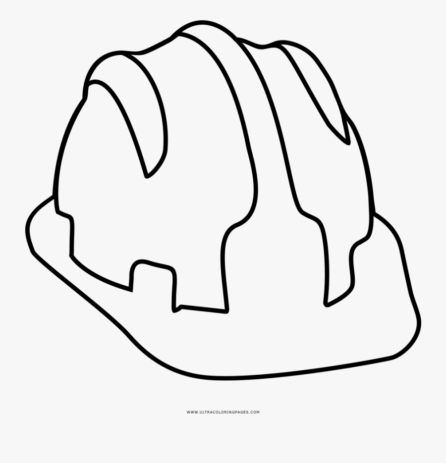 Hard Hat Coloring Page - Casco De Seguridad Para Colorear , Free ...