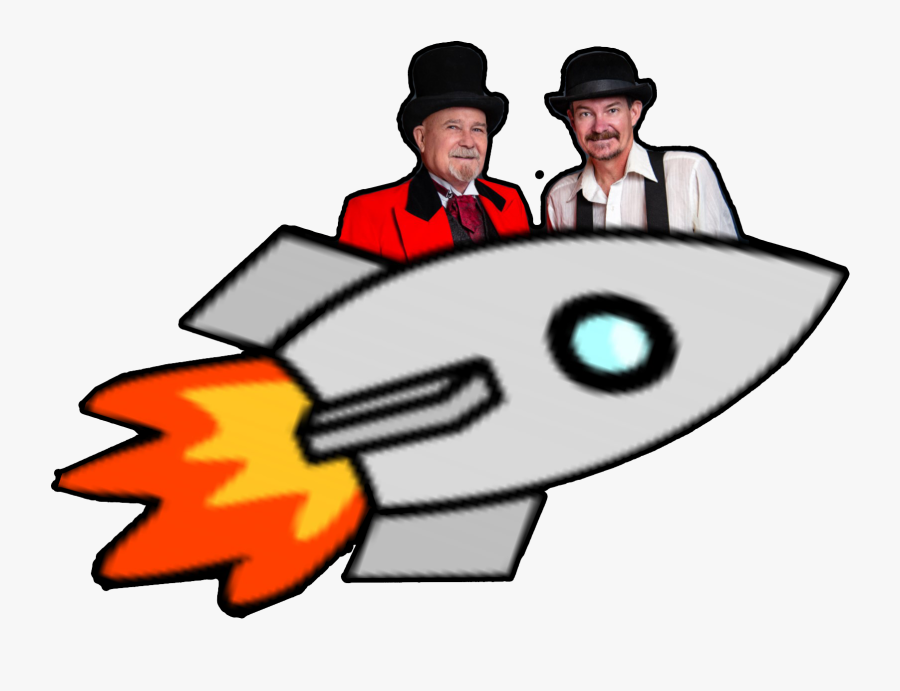 Two People In A Rocket Ship - Cartoon , Free Transparent Clipart ...
