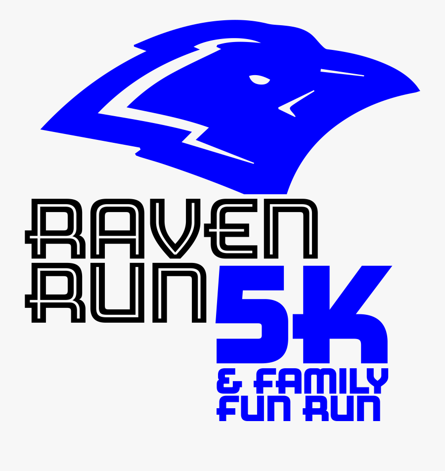 Raven Run 5k & Family Fun Run - Graphic Design , Free Transparent ...