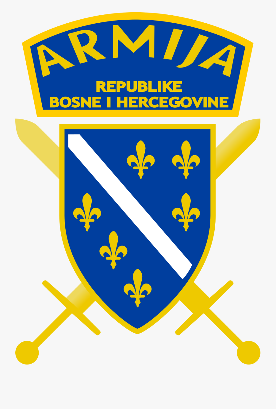 Bosnian Army Flag , Free Transparent Clipart - ClipartKey