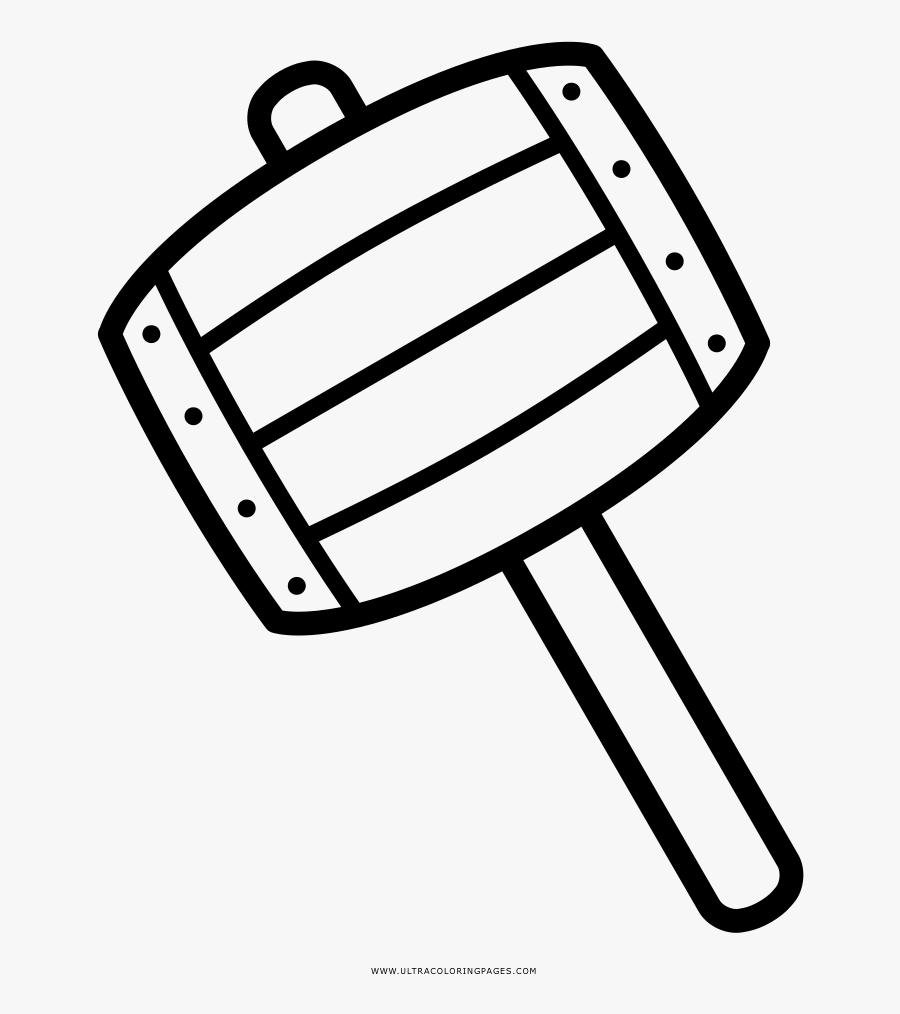 Gavel Mallet Clipartmag Sketch Coloring Page