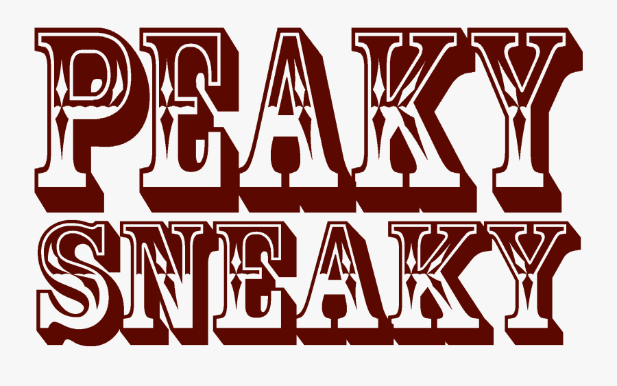 Peaky Sneaky - Graphic Design , Free Transparent Clipart - ClipartKey