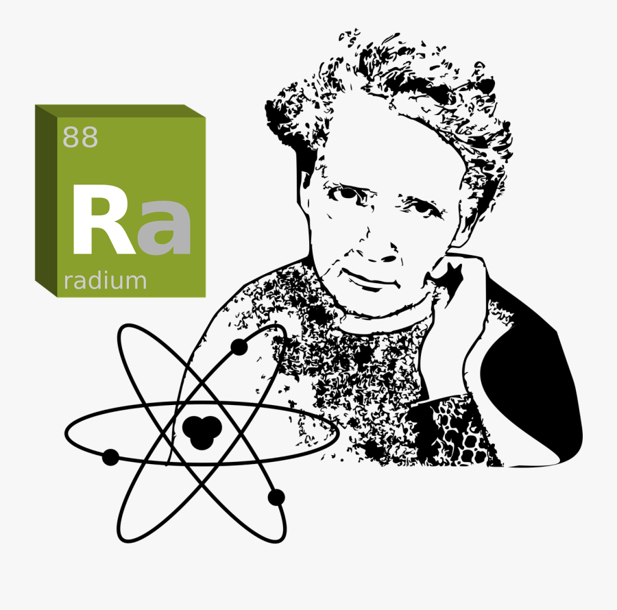 Maria Curie Sklodowska Radium , Free Transparent Clipart - ClipartKey