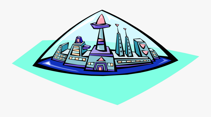 Clip Art Space City - House Of The Future Clipart , Free Transparent ...