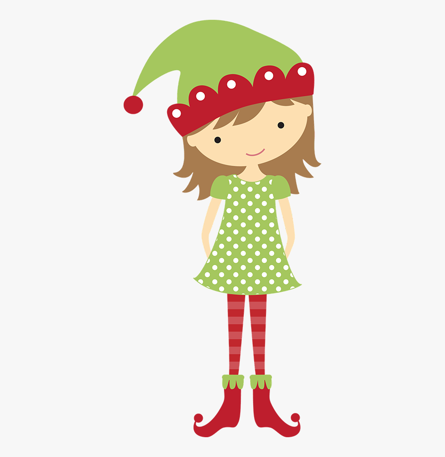 Clipart Christmas Elf Girl , Free Transparent Clipart - ClipartKey