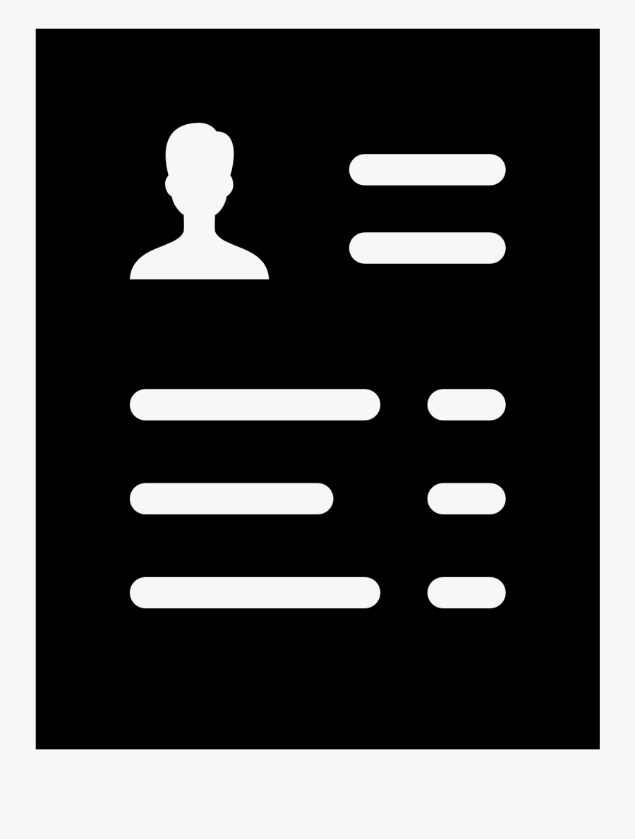 Resume Clipart Transparent - White Resume Icon Png , Free Transparent ...