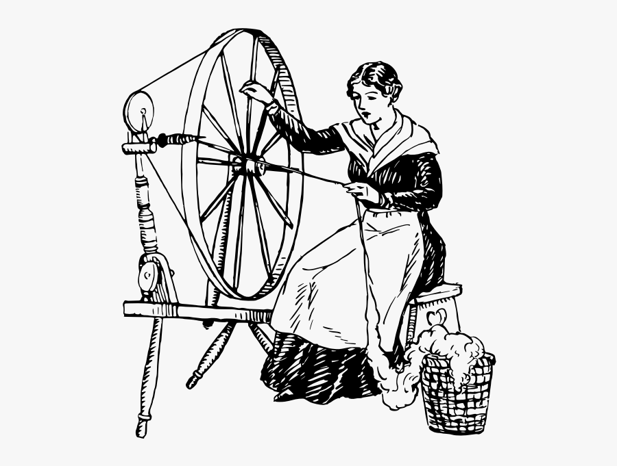 Spinning Wheel - Someone Using Spinning Wheel , Free Transparent ...