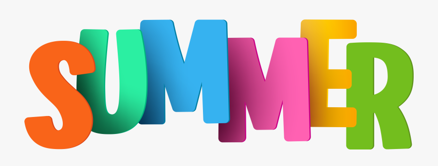 Summer Colorful Text Png Clip Art - Clipart Transparent Background ...