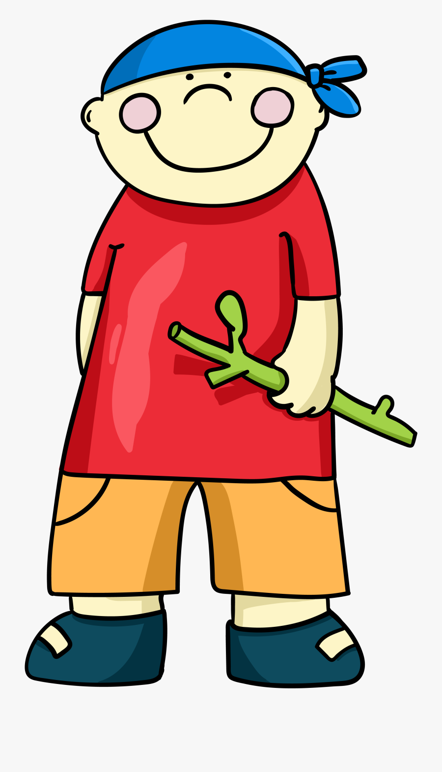 Boy, Stick, Child - Clip Art , Free Transparent Clipart - ClipartKey
