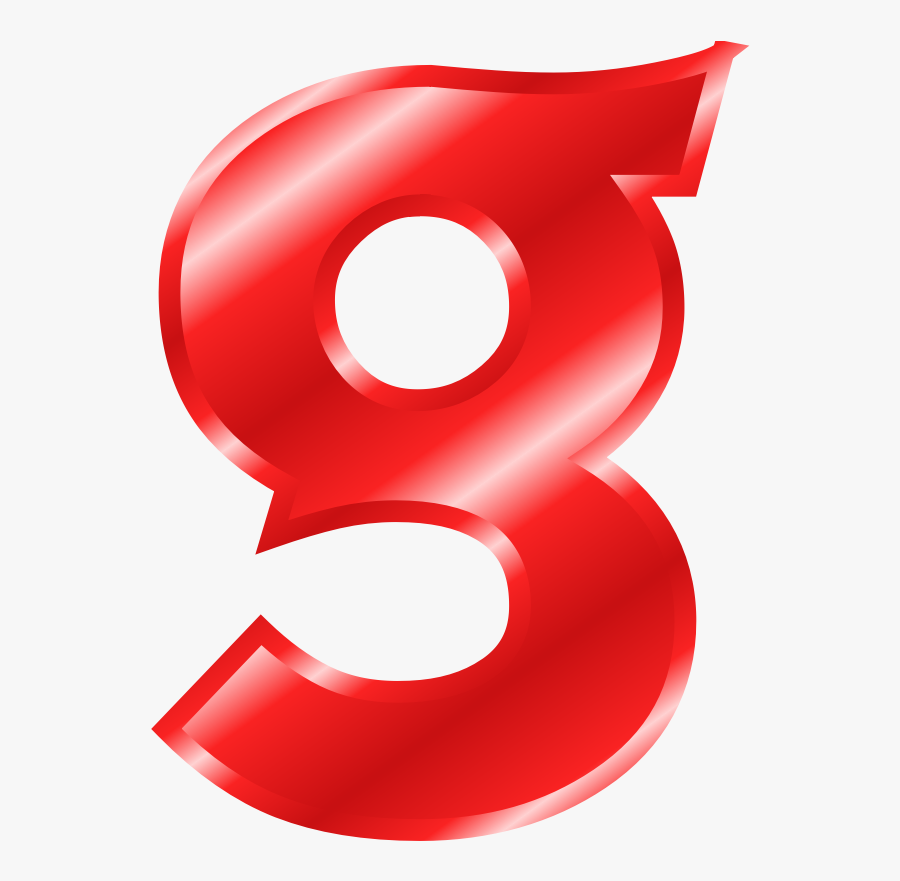 Effect Letters Alphabet Red - Small Letter G Png , Free Transparent ...