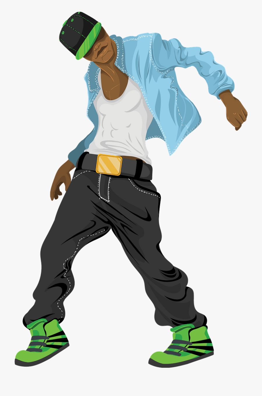 Hip Hop Cartoon Dancer Png , Free Transparent Clipart - ClipartKey