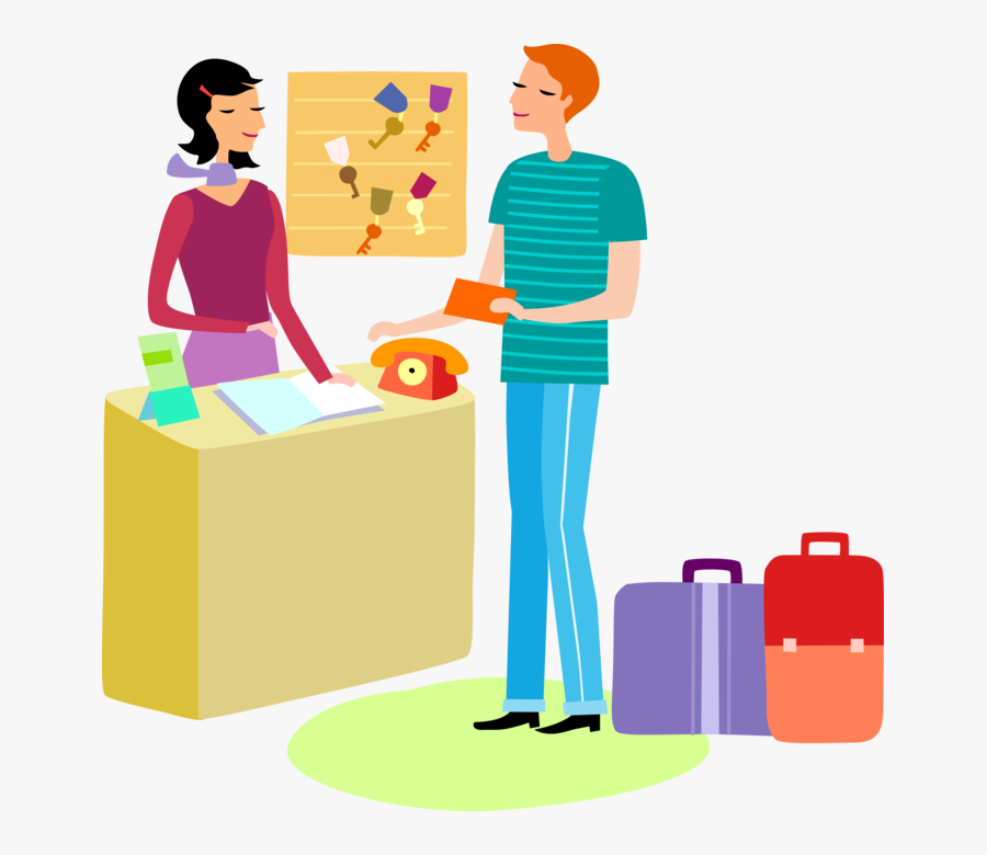 Hotel Check In Clip Art , Free Transparent Clipart - ClipartKey