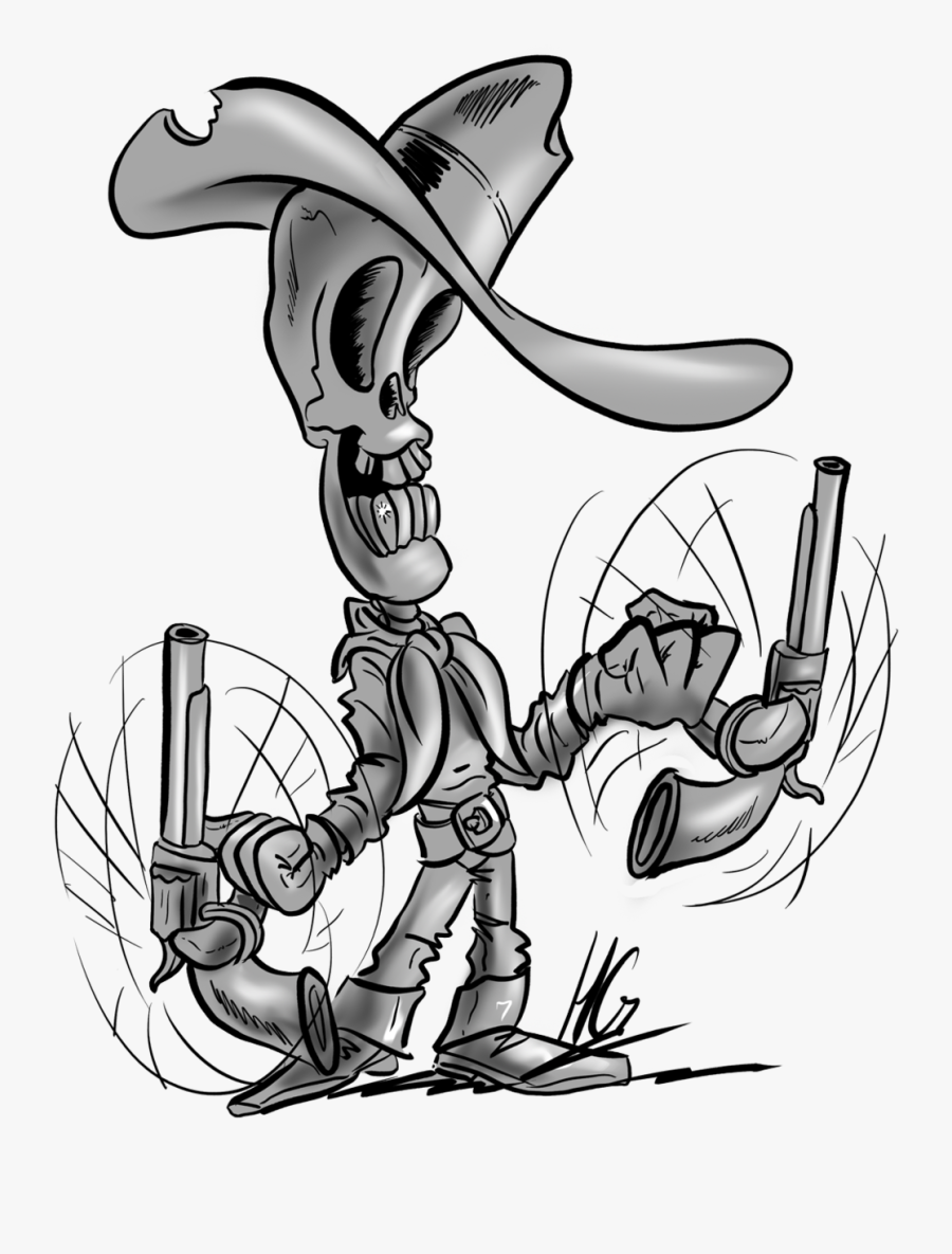 Daily Drawing Gun Slinging - Cartoon , Free Transparent Clipart ...
