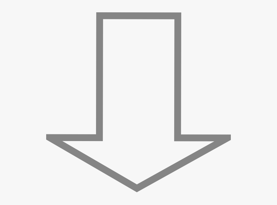 Down Arrow Grey Svg Clip Arts - Download Arrow Png White , Free ...
