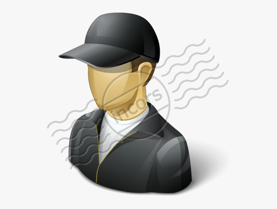 Icon Man With Cap , Free Transparent Clipart - ClipartKey
