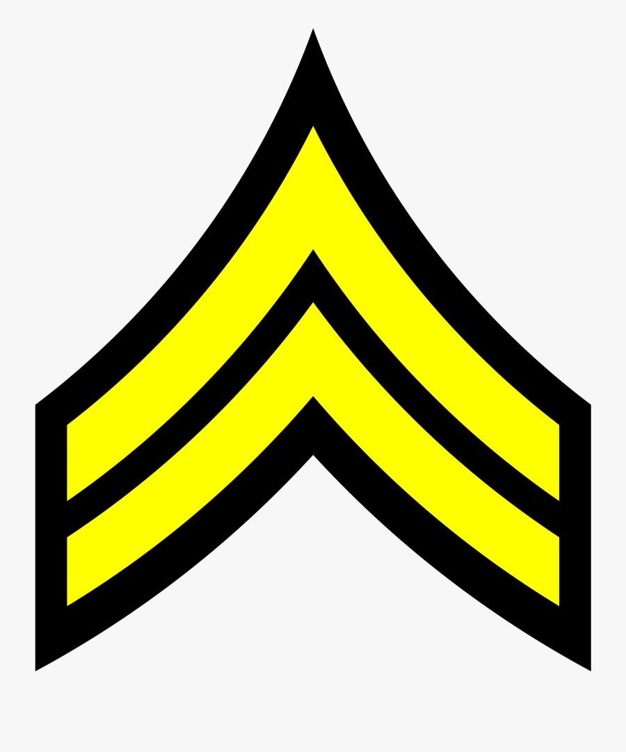Transparent Drill Sergeant Clipart - Corporal Rank Png , Free ...