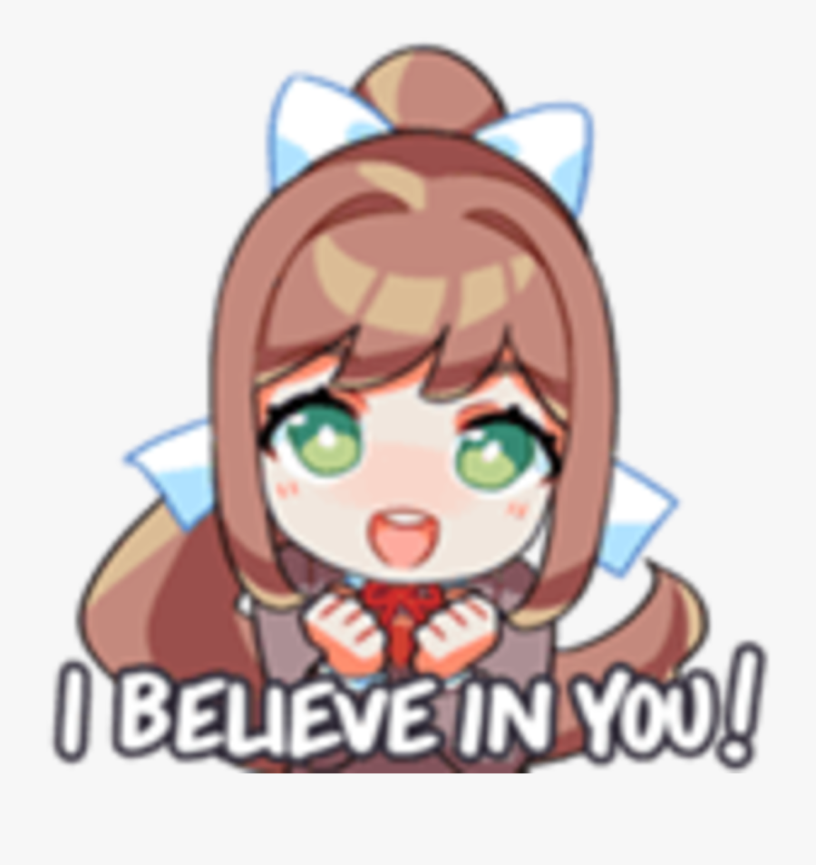 Official Ddlc Stickers , Free Transparent Clipart - ClipartKey