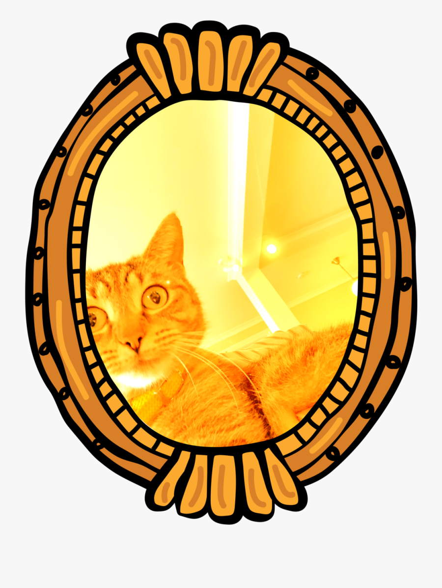 Cat Frames - Retro Round Banner , Free Transparent Clipart - ClipartKey