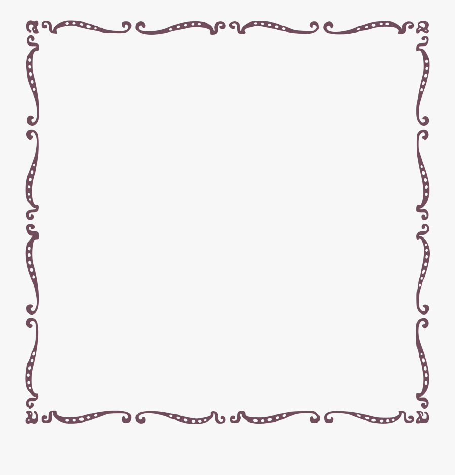 Pretty Border Transparent , Free Transparent Clipart - ClipartKey