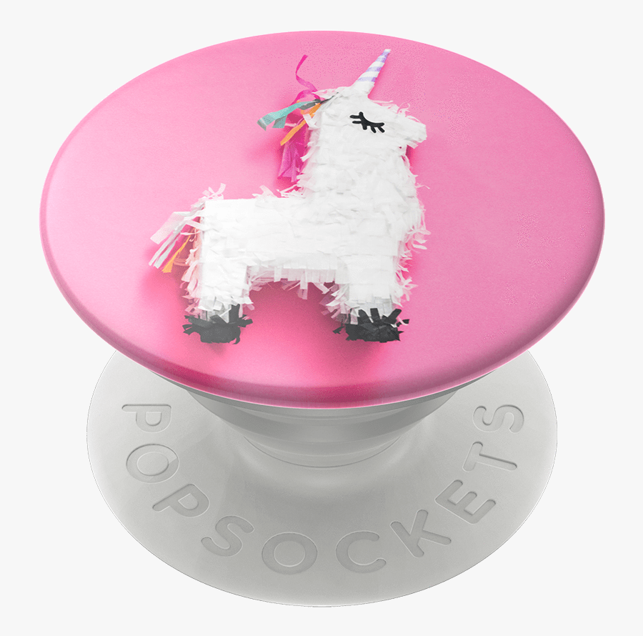 Transparent Pinata Clipart Black And White - Unicorn Popsocket , Free ...
