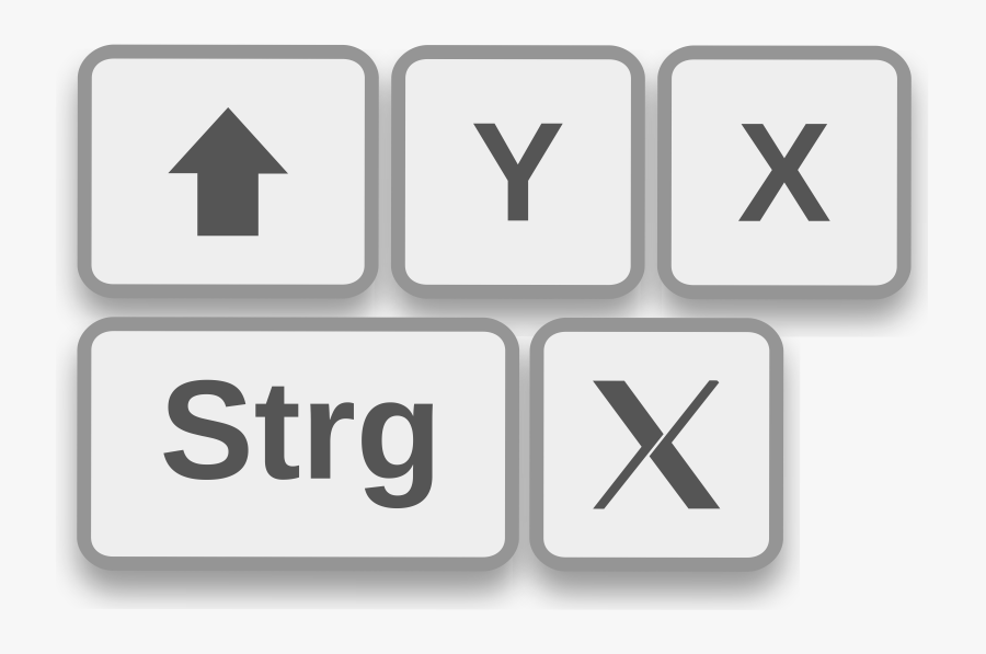 Transparent Keyboarding Clipart - Shortcut Keys Icon Png , Free ...