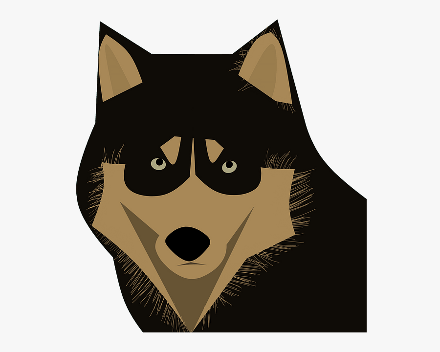 Blue Wolf Cartoon , Free Transparent Clipart - ClipartKey