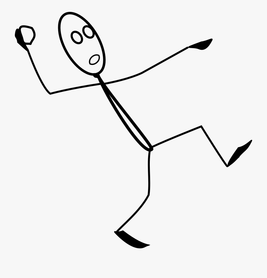 Hardly Egg-static - Stick Figure Throwing Ball , Free Transparent ...