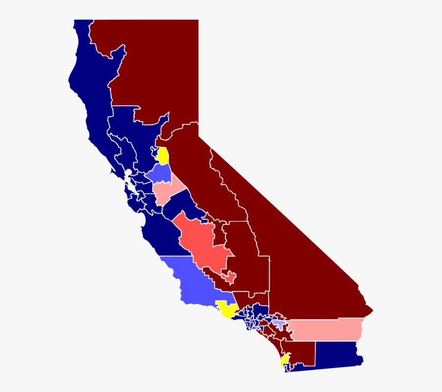 California Counties Election Results 2016 , Free Transparent Clipart ...