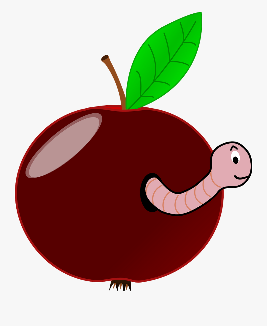Apples With Worms Clipart , Free Transparent Clipart - ClipartKey