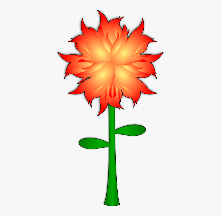 Fire Flower - Fire Flower Drawing , Free Transparent Clipart - ClipartKey