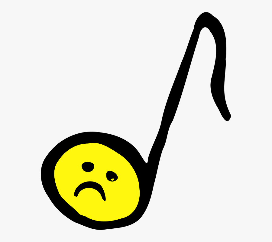 Sad Music Note , Free Transparent Clipart - ClipartKey