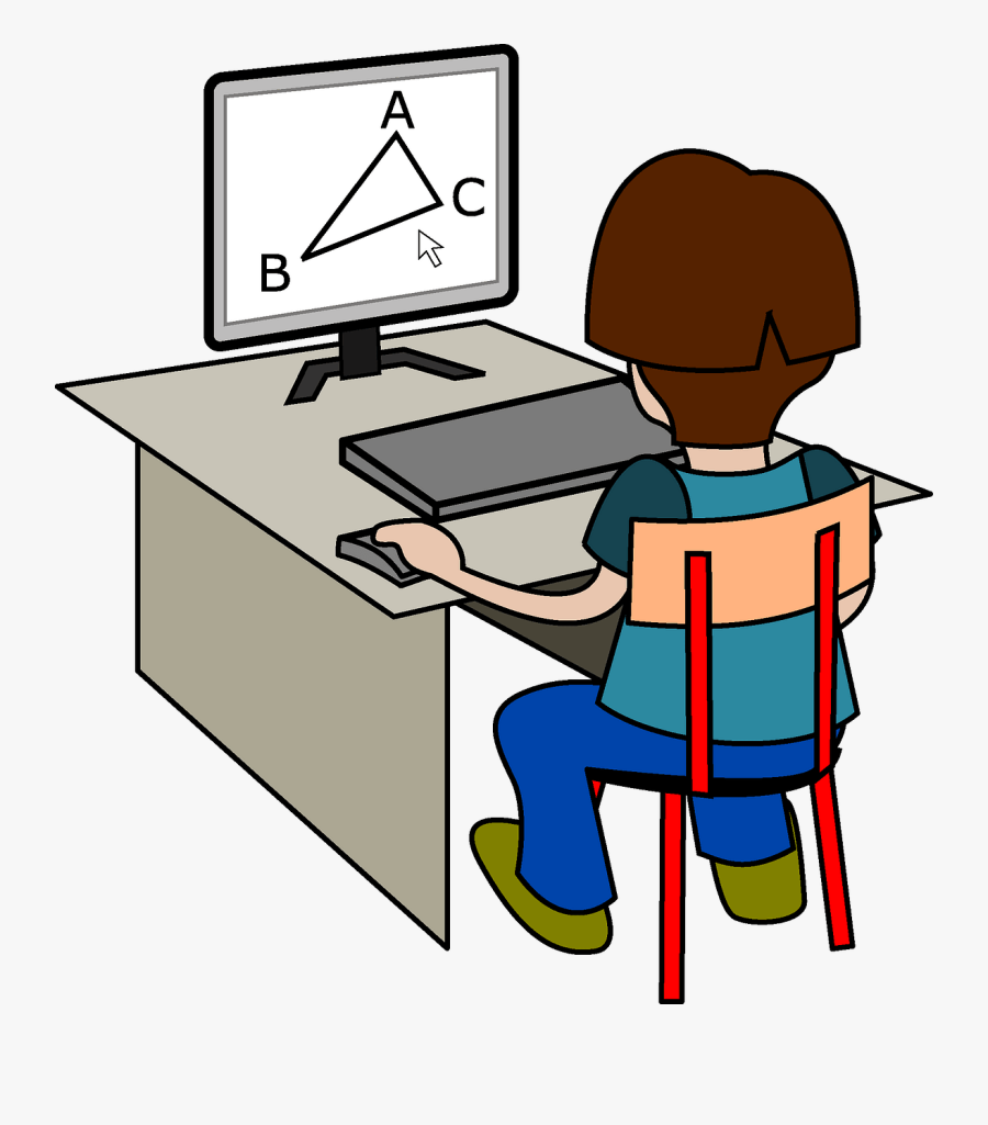 Solve Sums On Computer , Free Transparent Clipart - ClipartKey