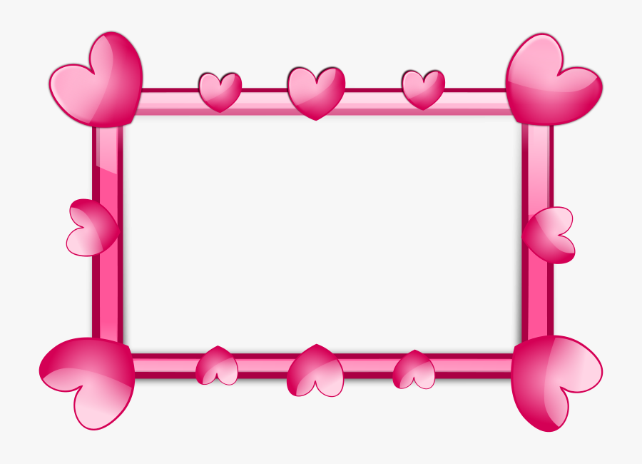Pink 2 Frame - Love Frame Hd Png , Free Transparent Clipart - ClipartKey