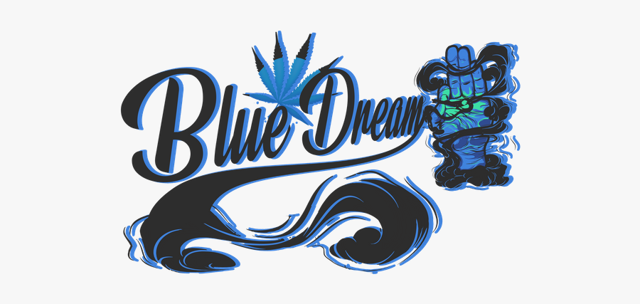 Blue Dream - Calligraphy , Free Transparent Clipart - ClipartKey