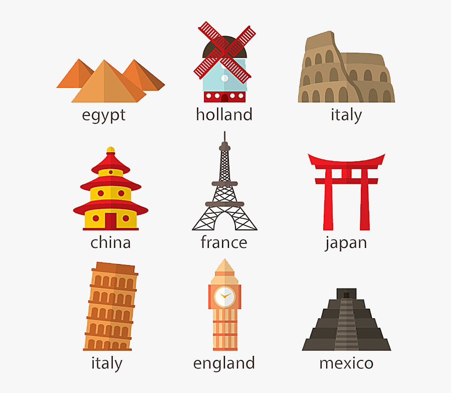 World Landmarks Png Image - Historical Site Logo , Free Transparent ...