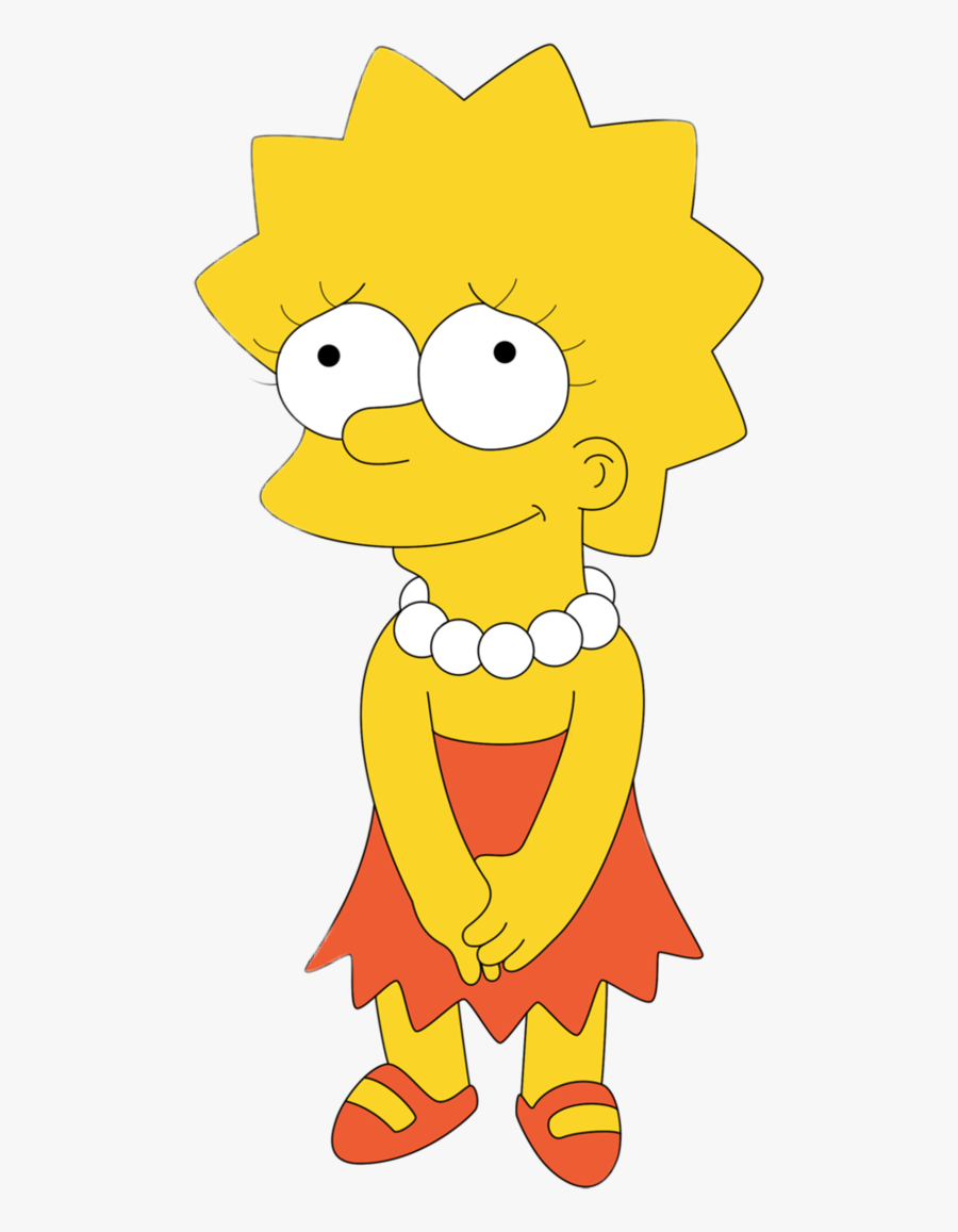 #lisasimpson #simpson #lisa #shy #happy - Lisa Simpson Png , Free ...