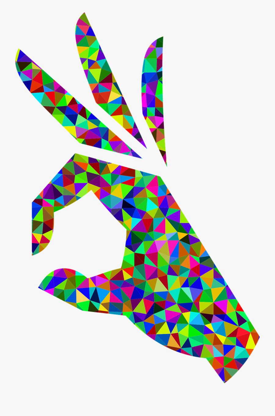 Ok Hand Sign Free Photo - Transparent Cool Designs , Free Transparent ...